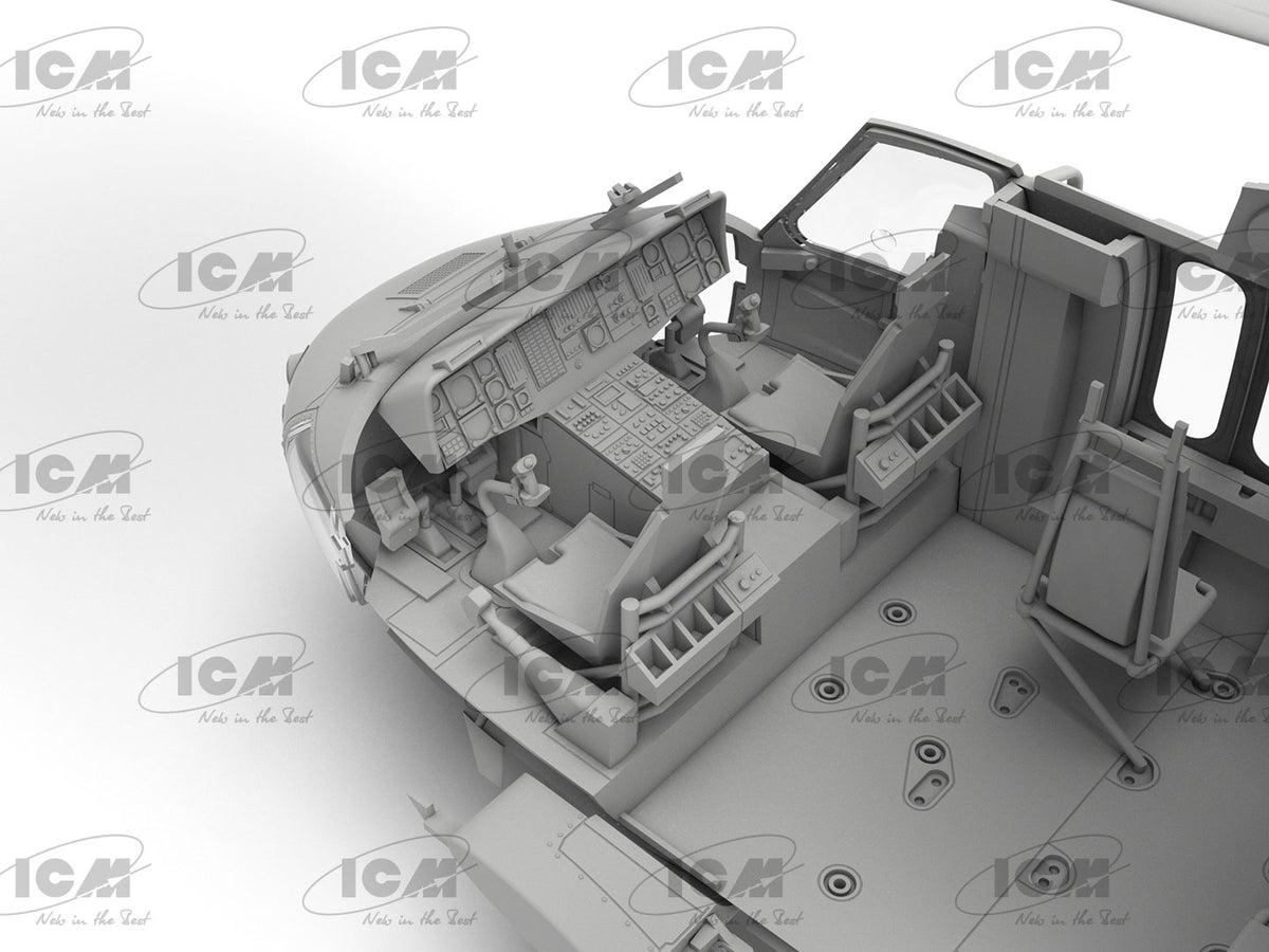 ICM 48361 1/48 UH-60A Black Hawk US Military Helicopter kit – BlackMike ...
