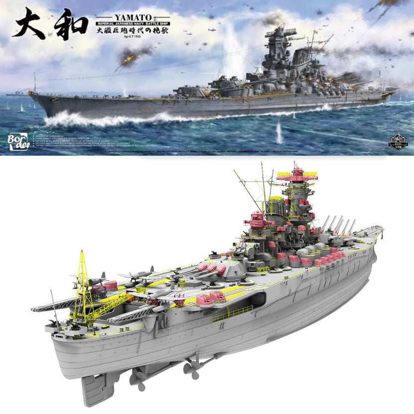 Border Model BS-004 1/350 Yamato IJN Battleship kit – BlackMike Models