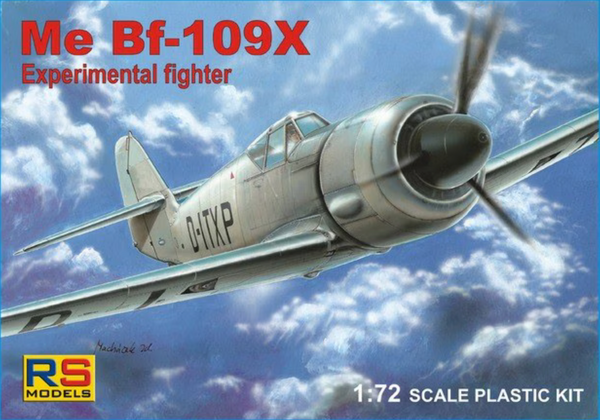 RS Models 92051 1/72 scale Messerschmitt Bf109X Experimental Fighter ...