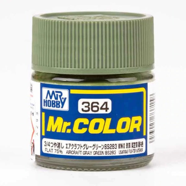 Mr Color C364 Aircraft Gray Green BS283 flat 75% paint 10ml – BlackMike ...